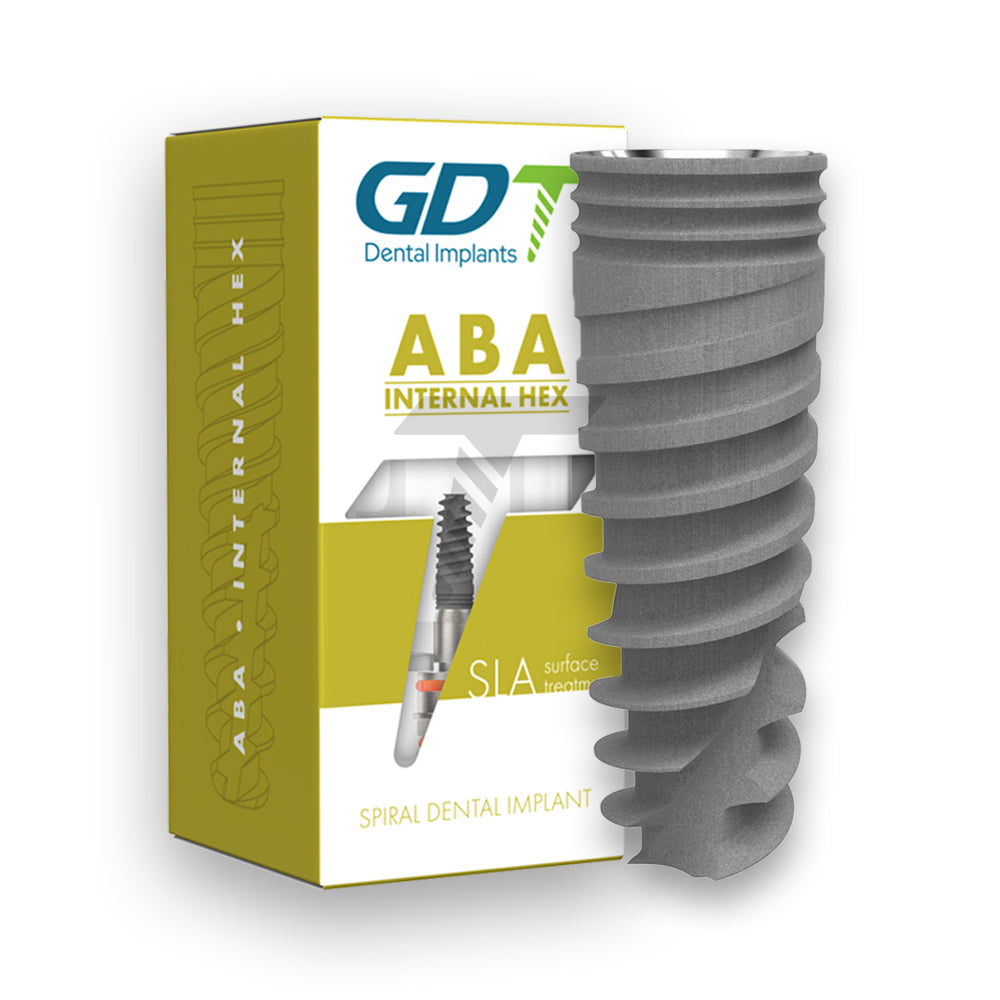 GDT ABA Spiral Implant - Internal Hex Connection – GDT Dental Supply