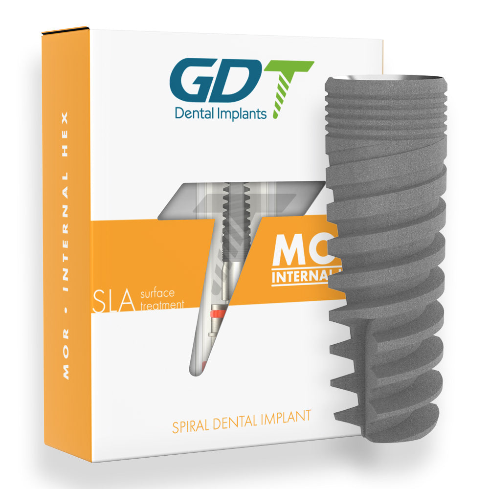 GDT MOR Spiral Implant - Internal Hex Connection – GDT Dental Supply